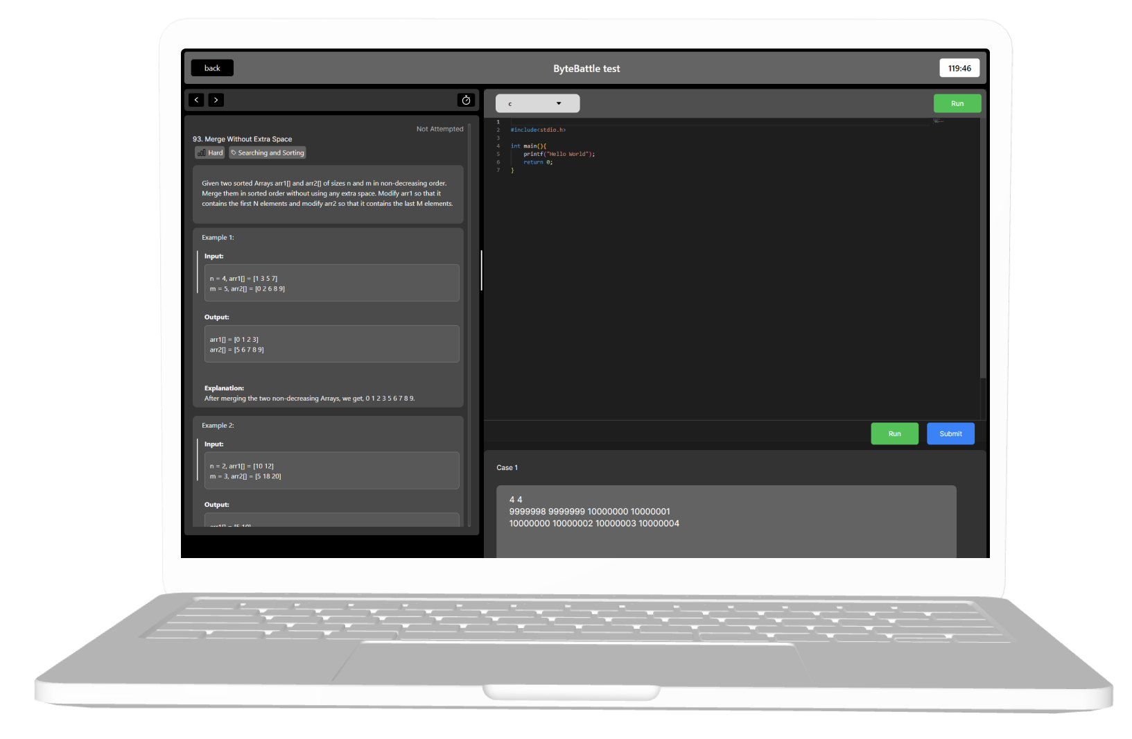 Online Coding Platform – IEMA